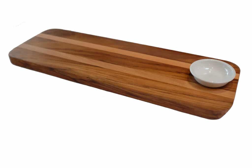 Striped Platter Board - Lynch Wood Creations |NZ Native Rimu & Beech